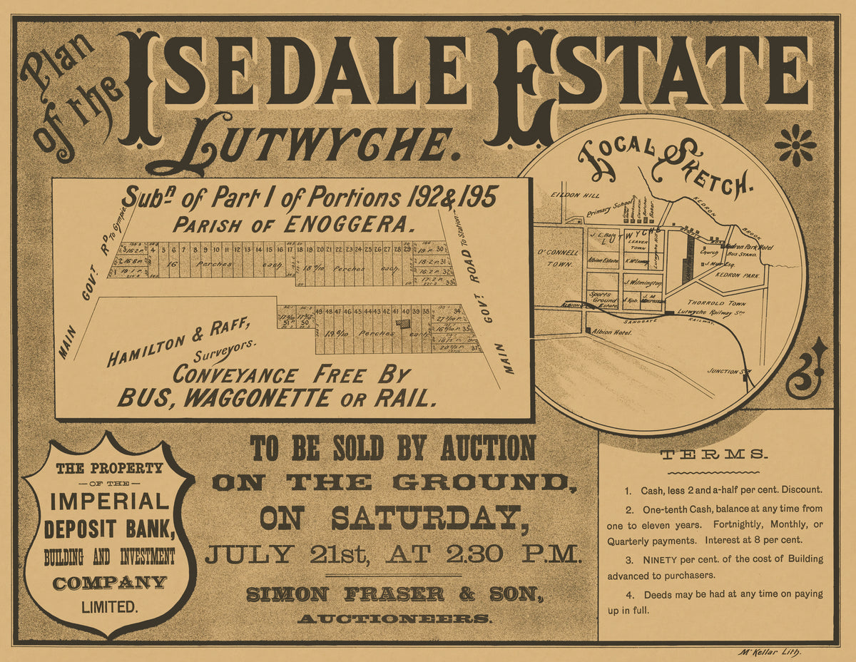 1888 Wooloowin - Isedale Estate – Suburb Maps