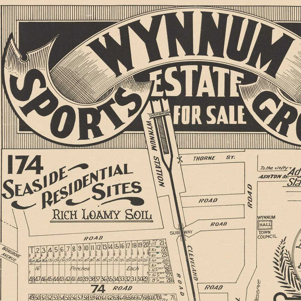 1914 Wynnum - Wynnum Sports Ground Estate – Suburb Maps
