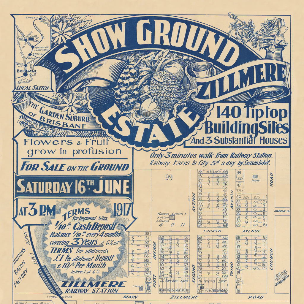 1917 Zillmere - Show Ground Estate – Suburb Maps
